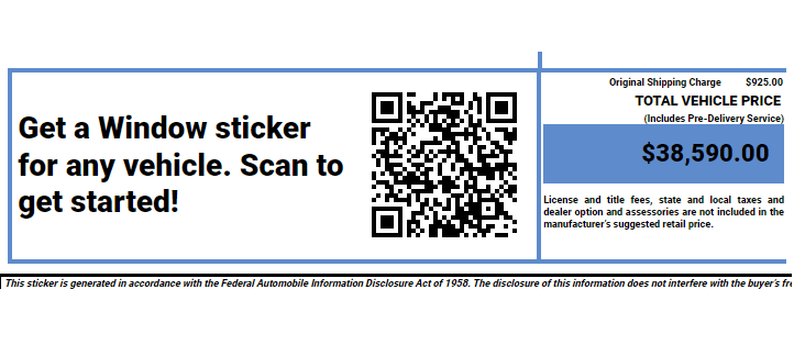 How To Read A GMC Window Sticker & What Information Inside
