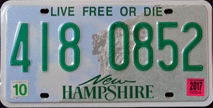 New Hampshire License Plate Lookup | Easily Lookup NH Plates