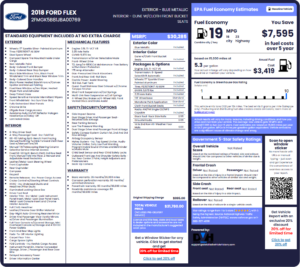 How to Generate a Ford Window Sticker By VIN Number?